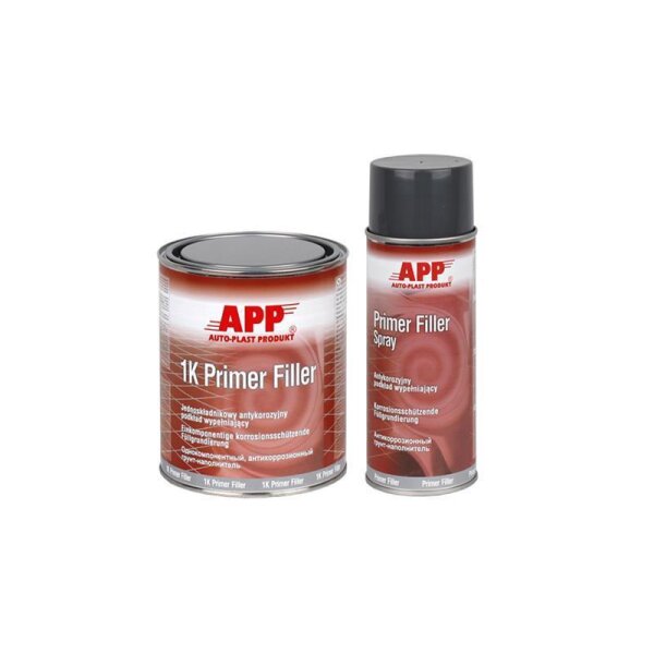 APP Primer Filler 1K dunkelgrau in 400ml Spraydose oder 1 Liter Dose ...